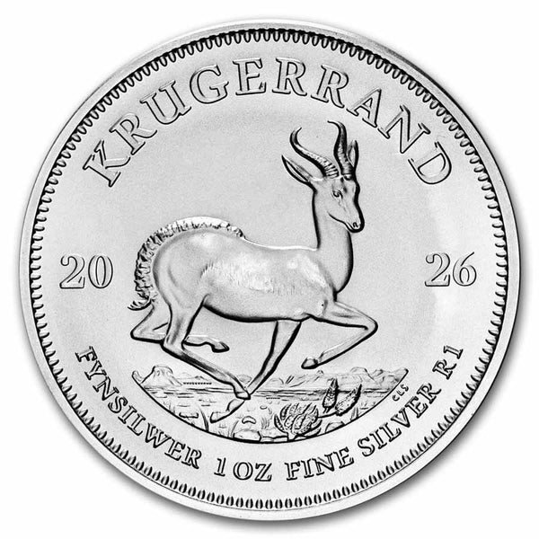 2026 South African Krugerrand 1oz Silver Coin – Everyday Bullion